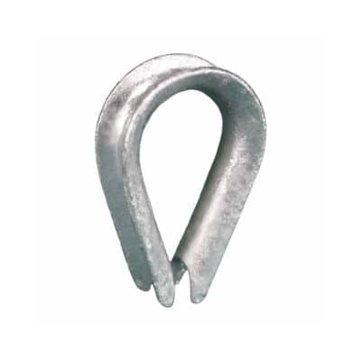 Crosby G-411 3/8 Standard Wire Rope Thimble Galvanized 1037336 - SB ...