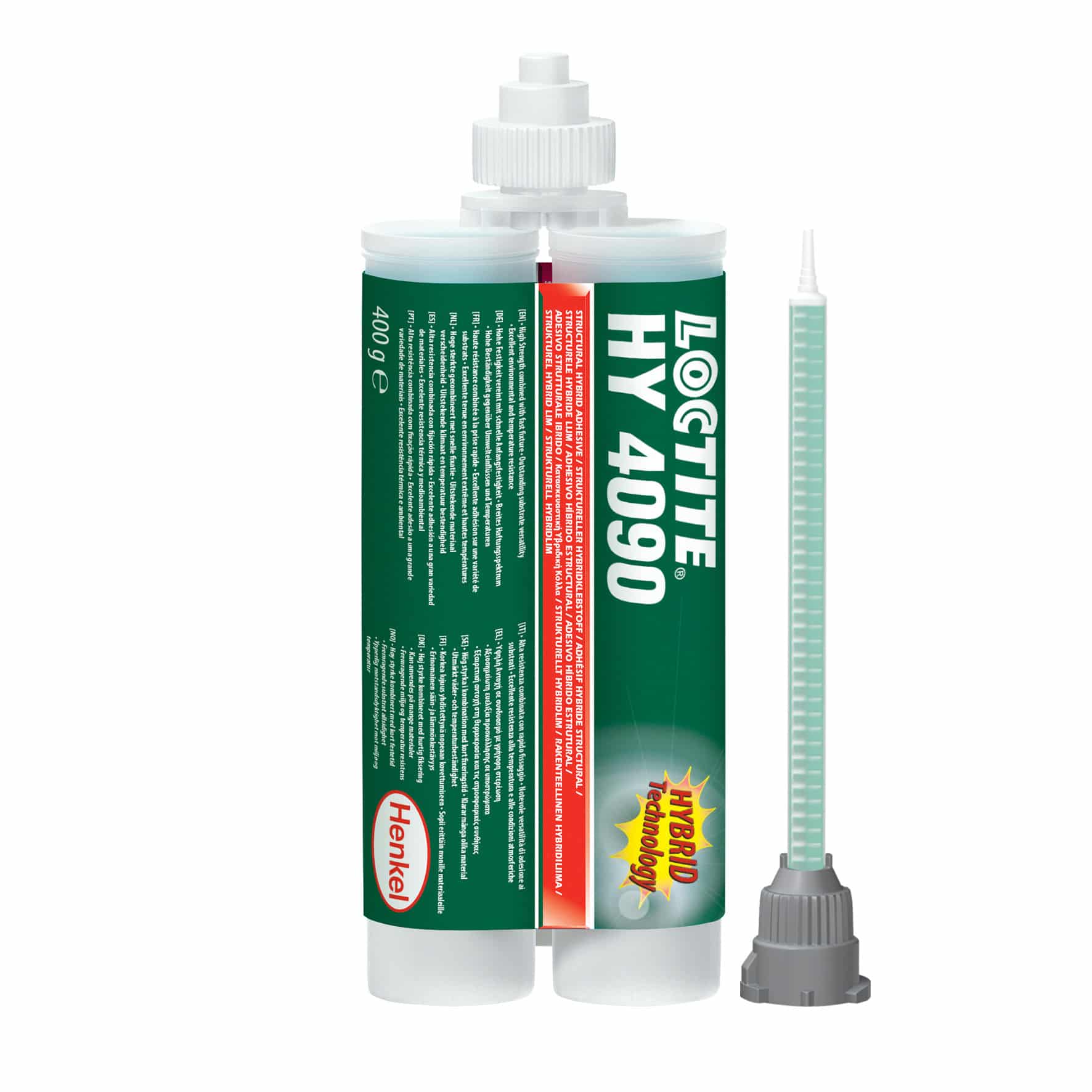 Loctite HY 4090 Clear Structural Instant Adhesive Hybrid 400 Gram Dual ...