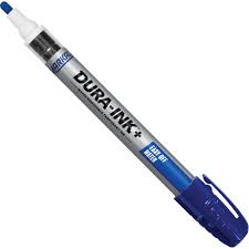 Markal 96315 Blue Dura-Ink Plus Easy Off Water Removable Ink Marker ...